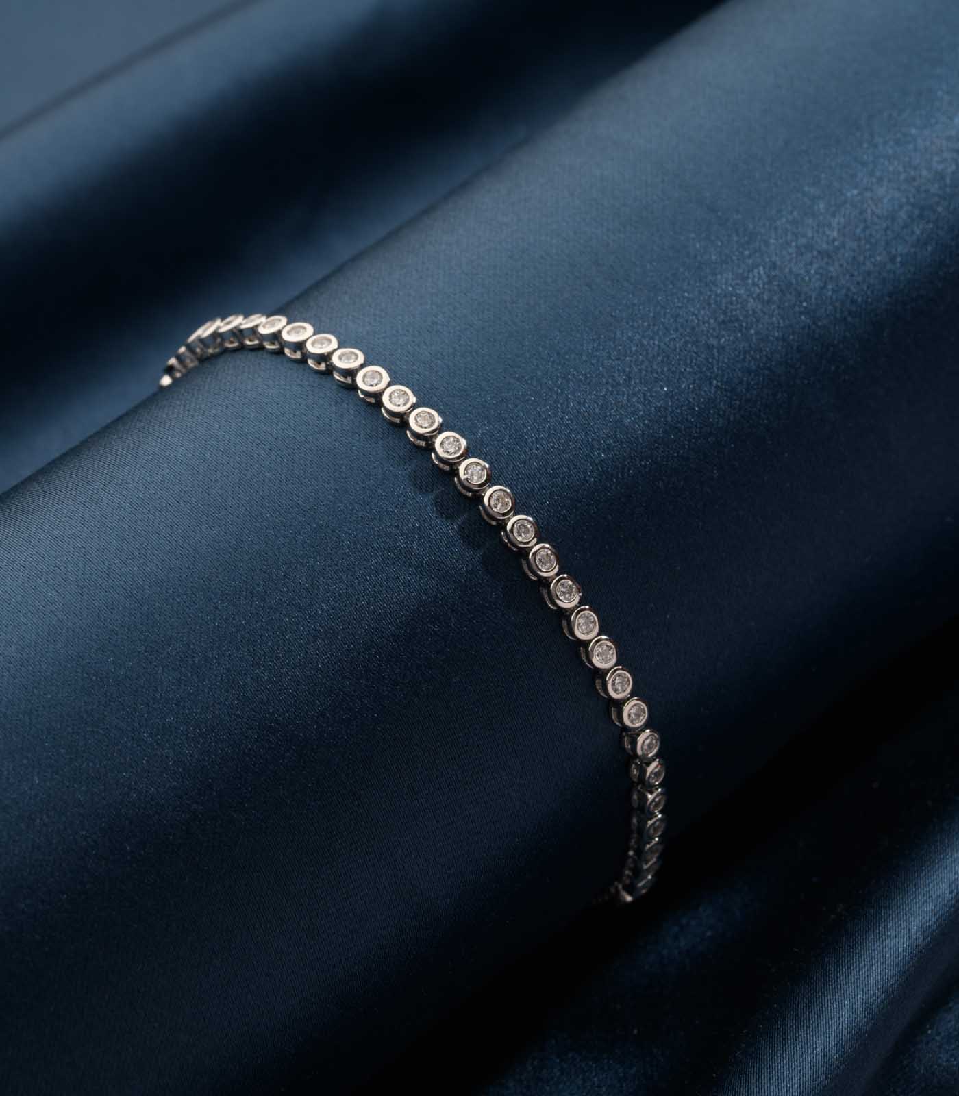 Bracelet | Buy Stone Sequence Bracelet Silver @ Gargi